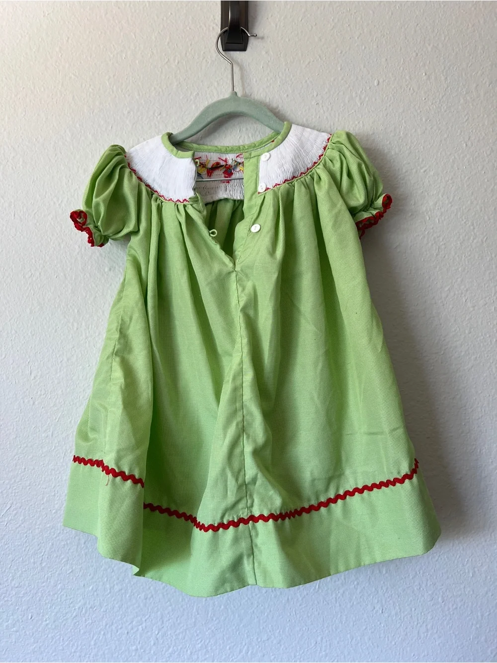 Smocksalot | Dresses | Smocksalot Green Smocked Lobster Dress 2 Years ...